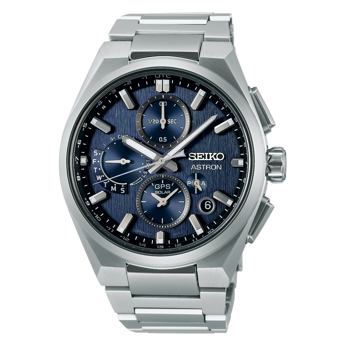 Seiko Astron SSH161J1 | GPS Solar | Dual Time | Blue Dial