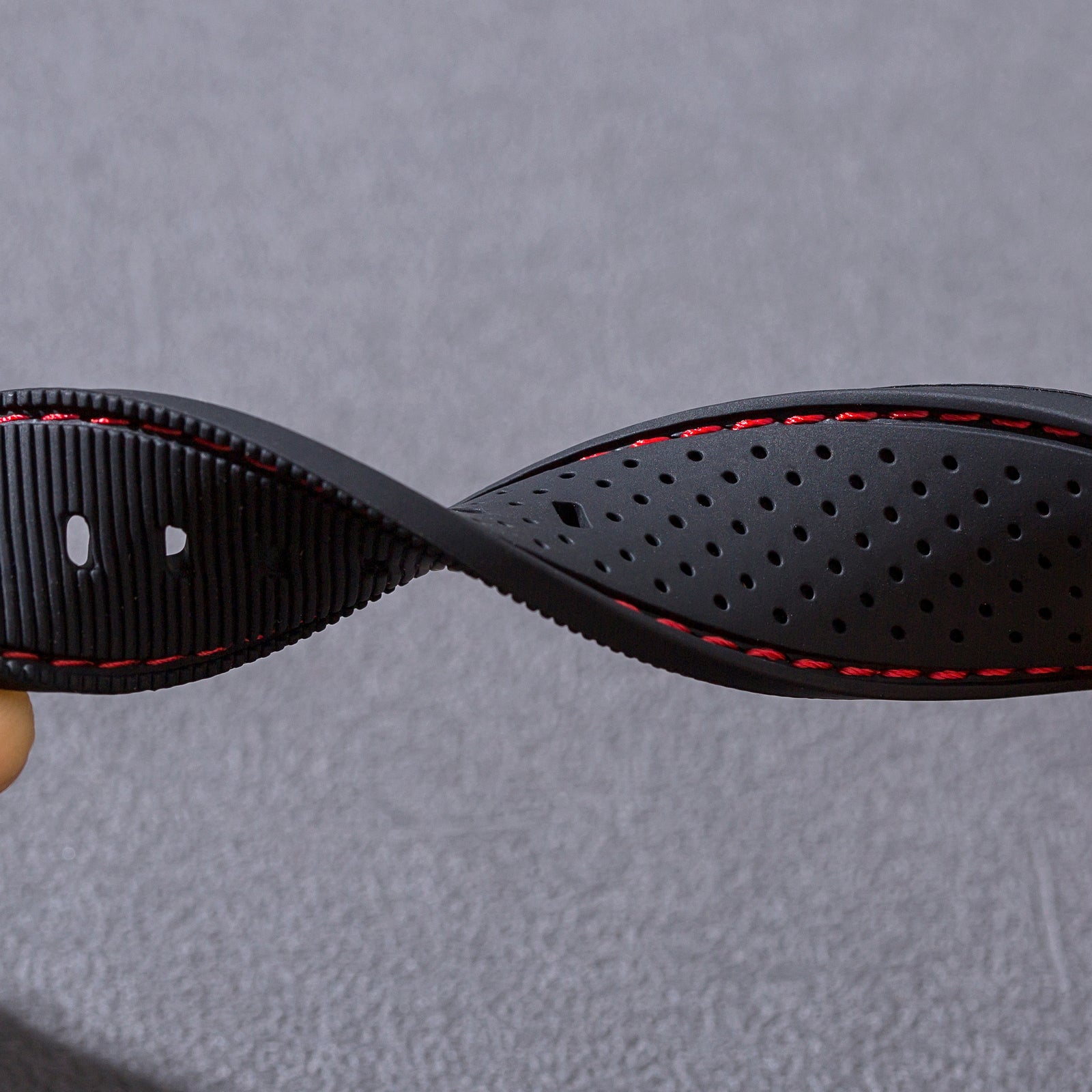 20mm & 22mm Silicone Watch Straps - High Tensile Perforated Silicone Straps