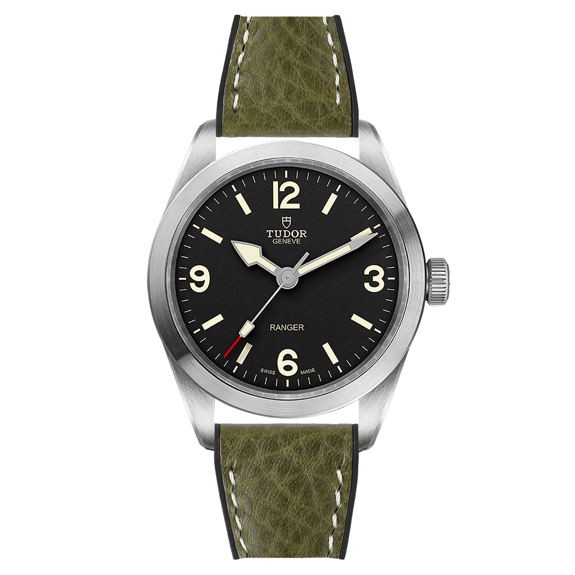 Watts Premium Italian Calf Leather Rubber Hybrid Performance Strap for ...