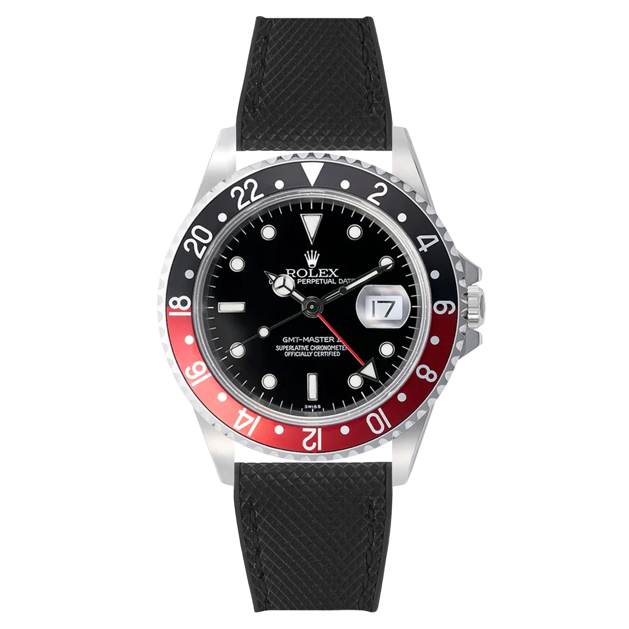 Theo Nylon & FKM Rubber Hybrid Performance Strap for Rolex GMT Master I ...