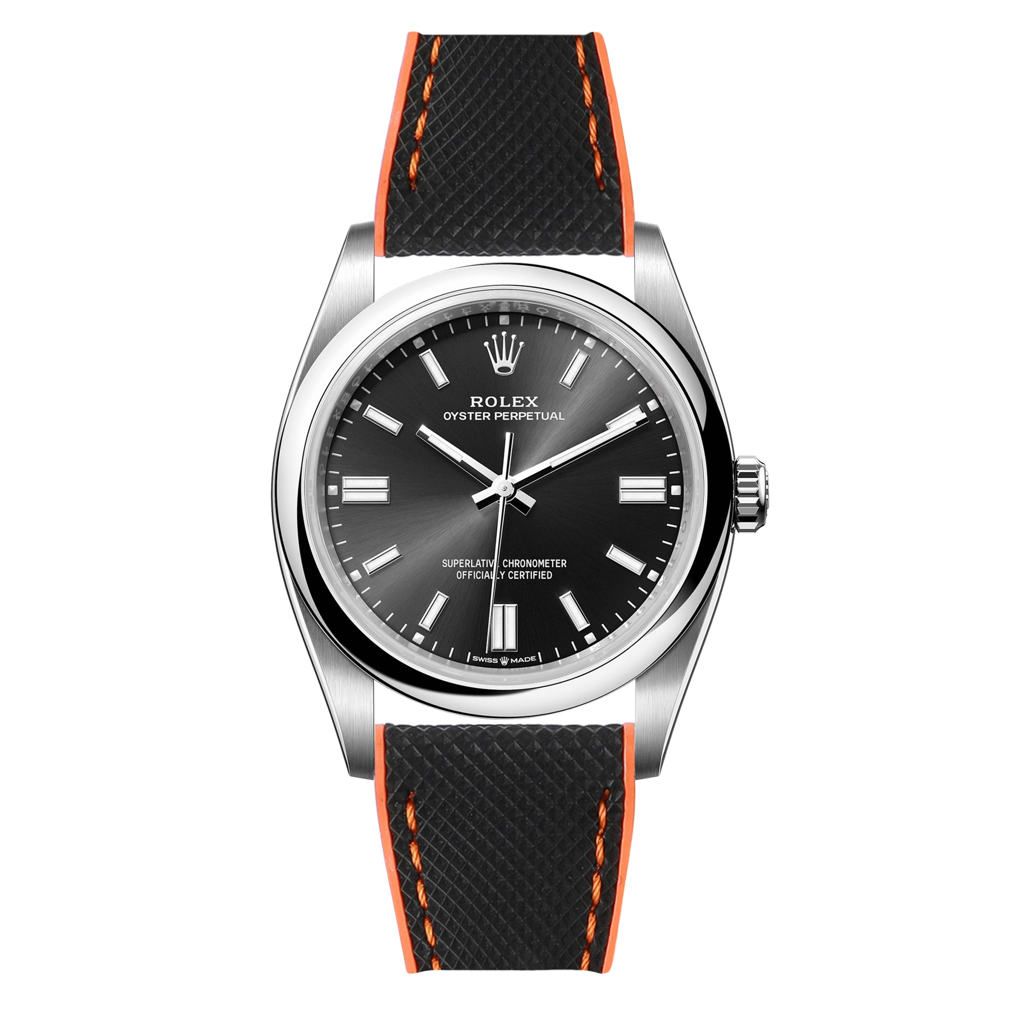 Theo Nylon & FKM Rubber Hybrid Performance Strap for Rolex Oyster ...