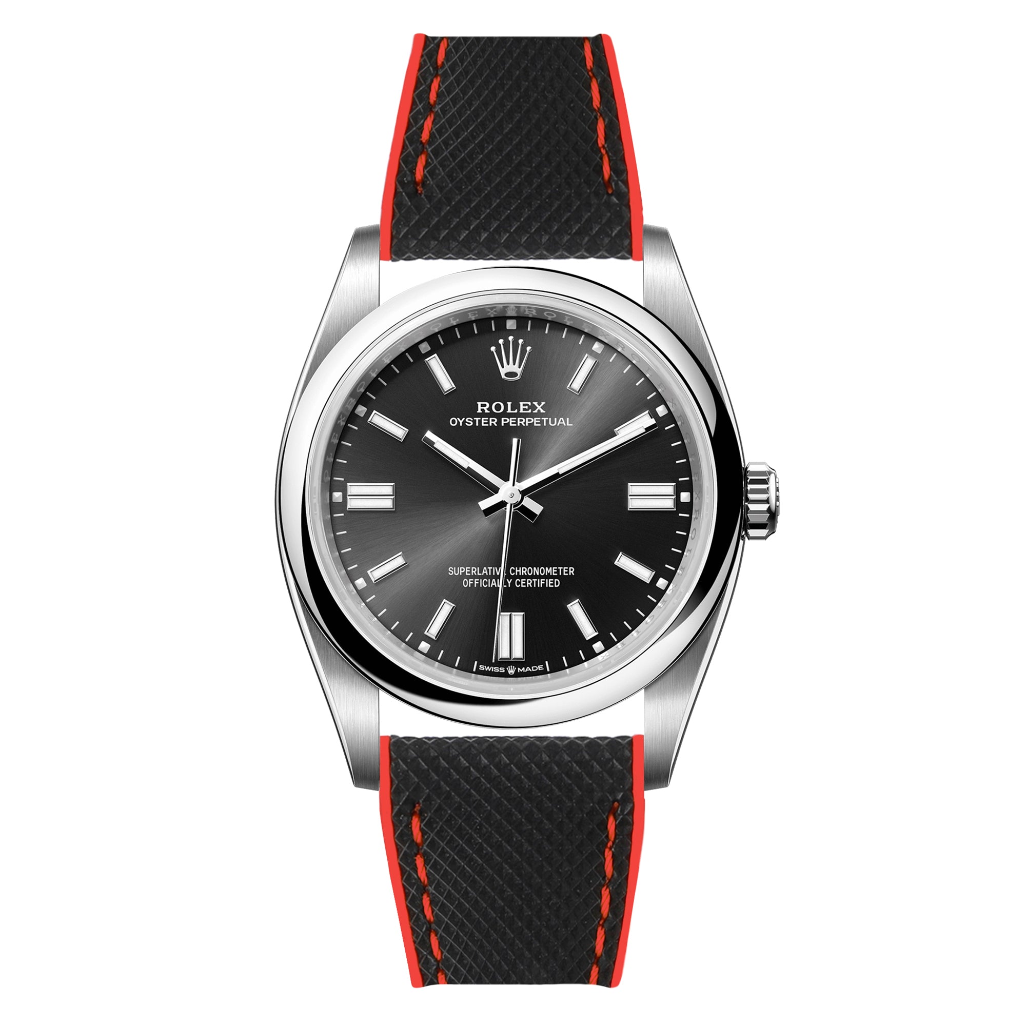 Theo Nylon & FKM Rubber Hybrid Performance Strap for Rolex Oyster ...