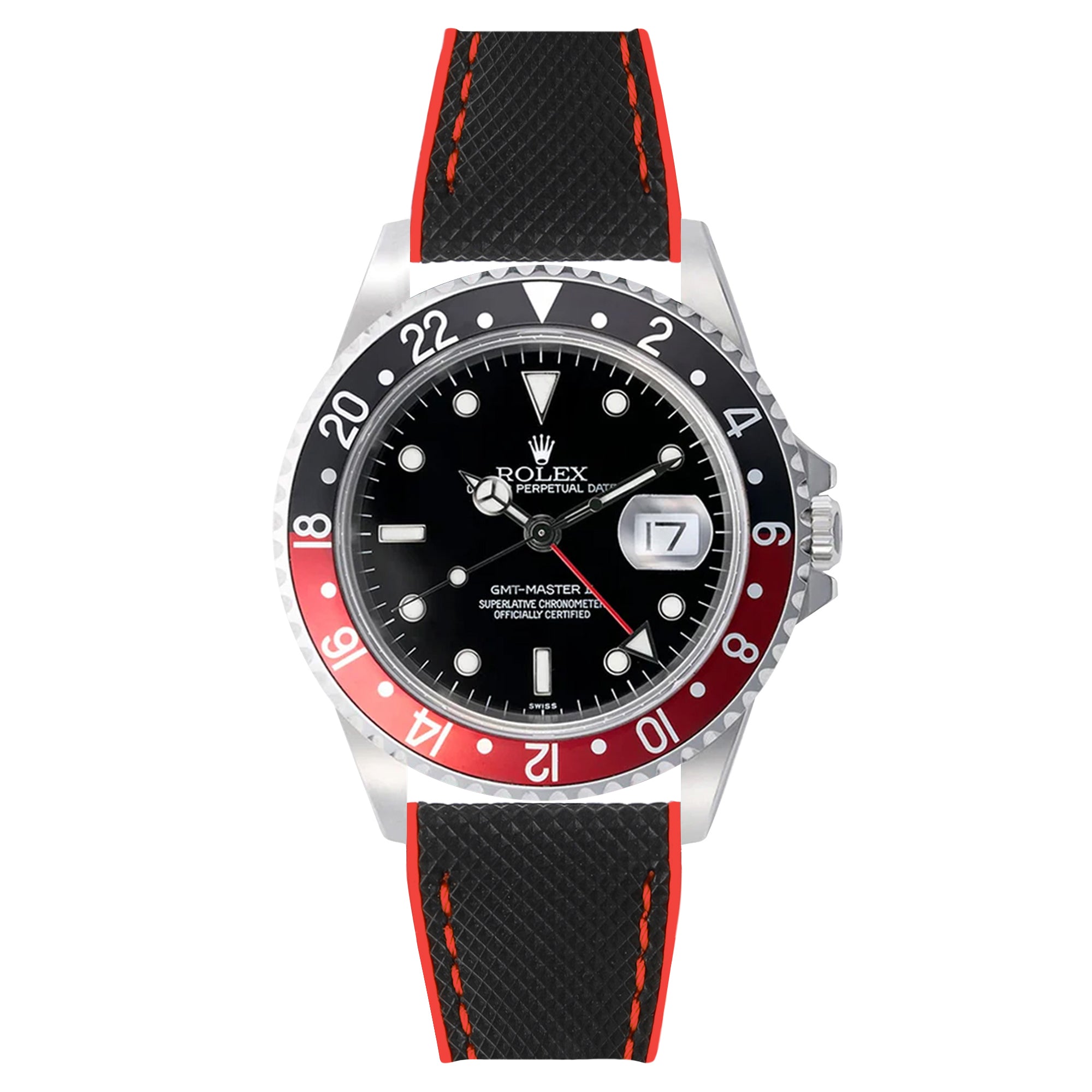 Theo Nylon & FKM Rubber Hybrid Performance Strap for Rolex GMT Master I ...