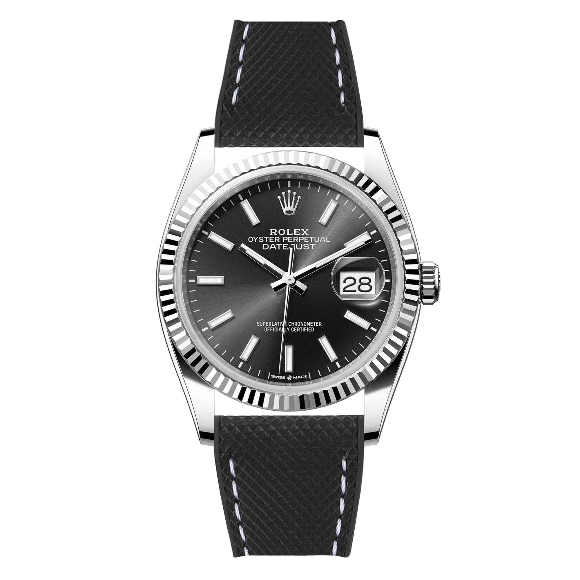 Theo Nylon & FKM Rubber Hybrid Performance Strap for Rolex Datejust ...