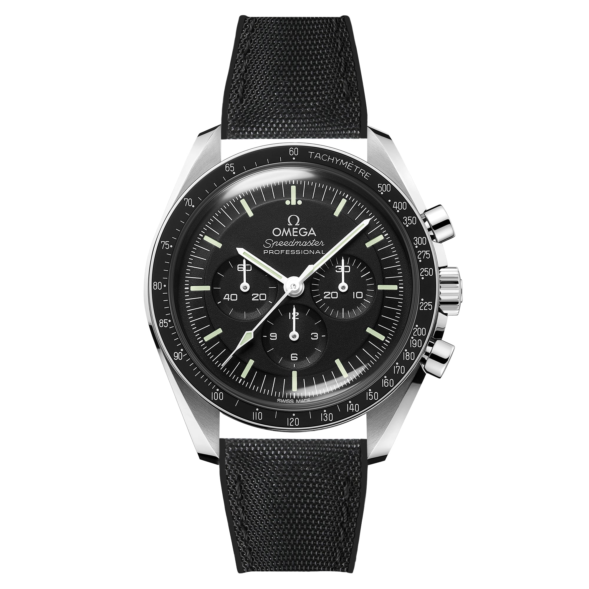 Luca Canvas Nylon & FKM Rubber Hybrid Performance Strap for Omega ...