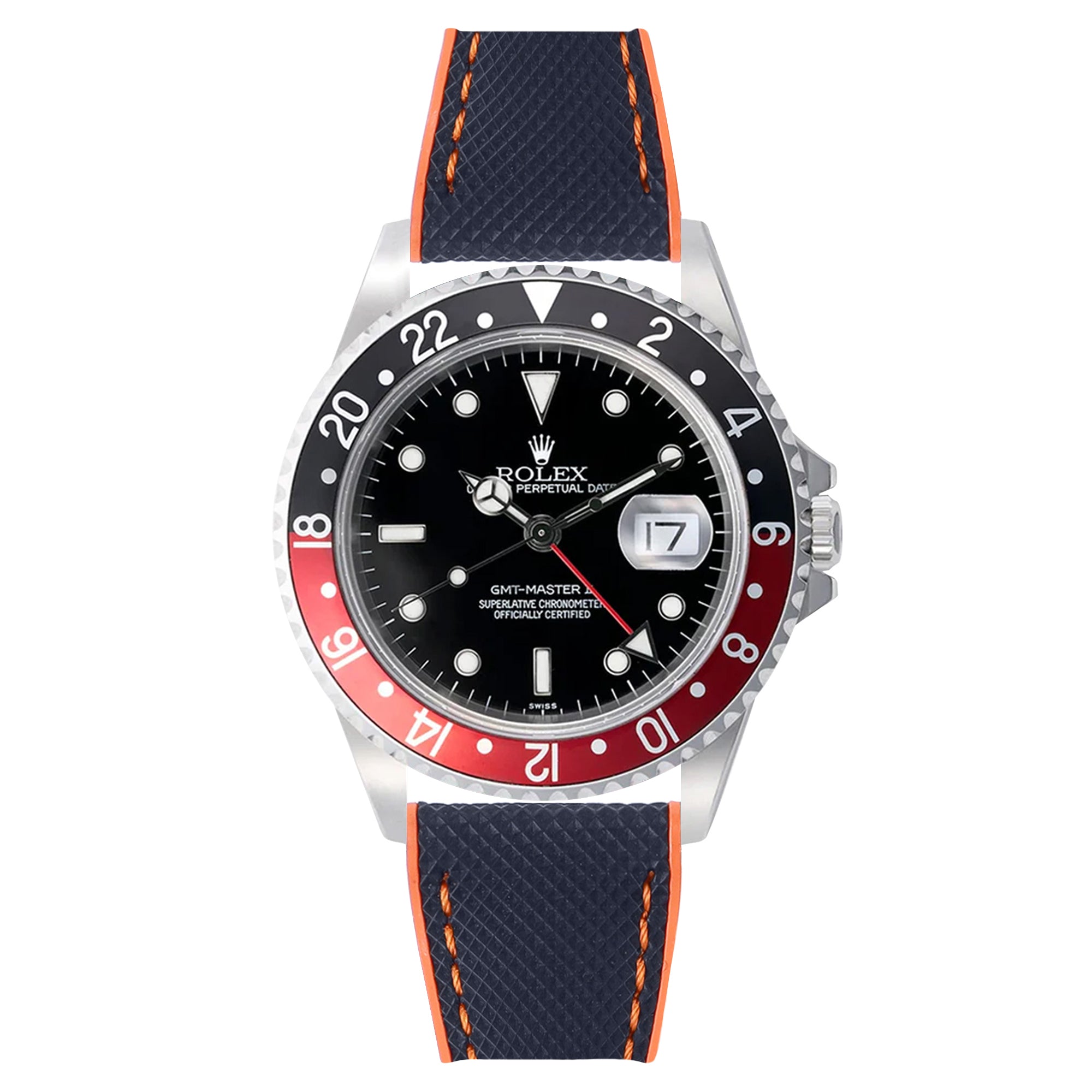 Theo Nylon & FKM Rubber Hybrid Performance Strap for Rolex GMT Master I ...
