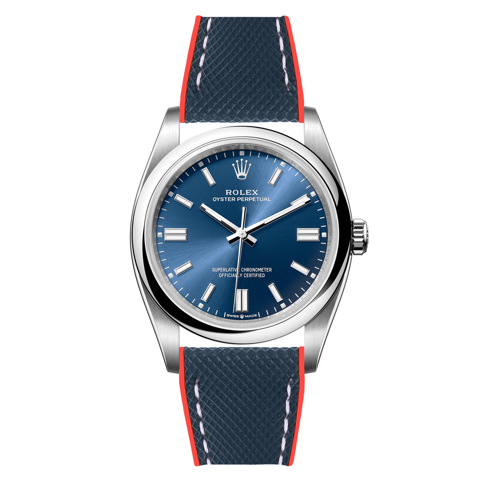 Theo Nylon & FKM Rubber Hybrid Performance Strap for Rolex Oyster ...