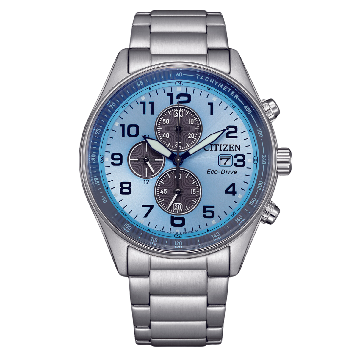 Citizen CA0770-72M CA0770 CA0770-72 Eco-Drive Chronograph Light Blue ...