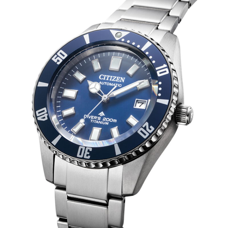 Citizen Promaster Marine Titanium NB6021-68L Diving Blue Dial ...