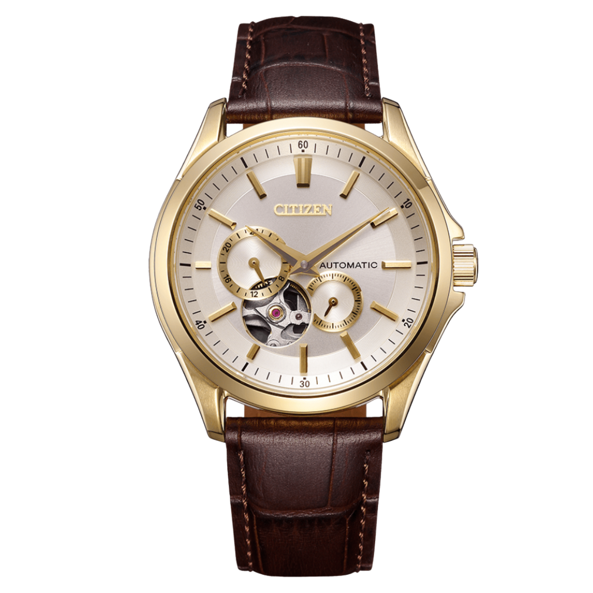 Citizen NP1013-02P Collection Classic Automatic Open Heart Watch ...