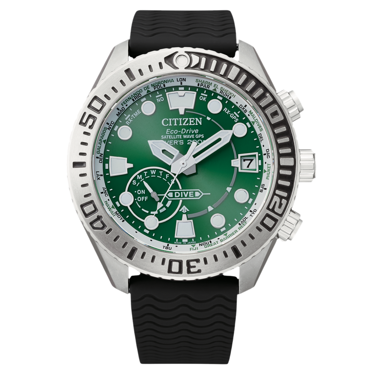 Citizen Promaster CC5001-00W CC5001 Eco-Drive Satellite Wave GPS Divers ...