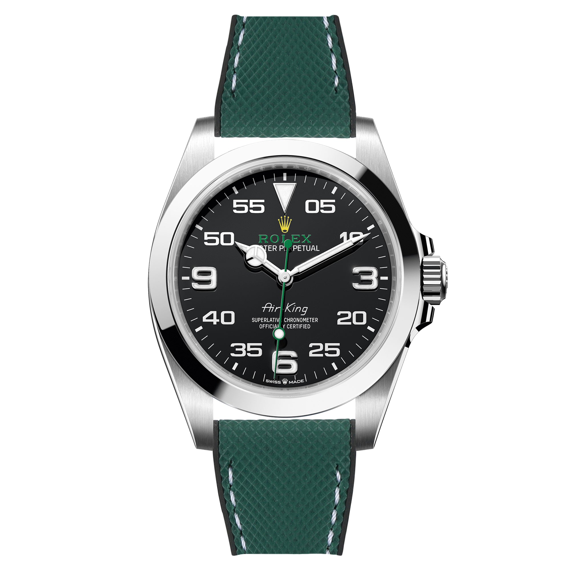 Theo Nylon & FKM Rubber Hybrid Performance Strap for Rolex Air King ...