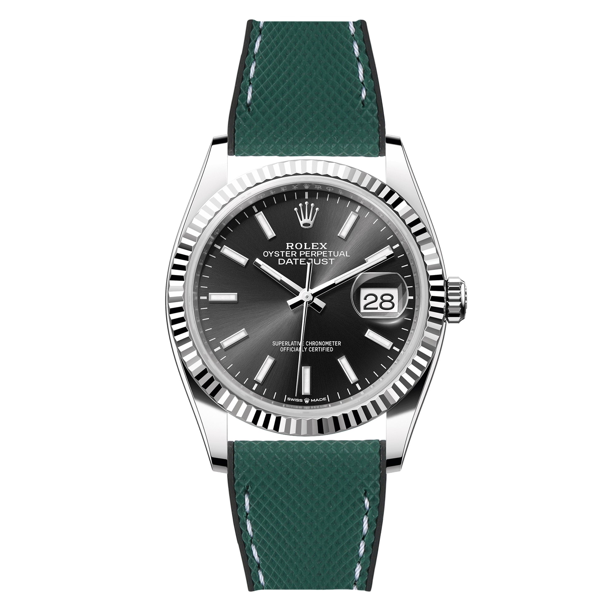 Theo Nylon & FKM Rubber Hybrid Performance Strap for Rolex Datejust ...