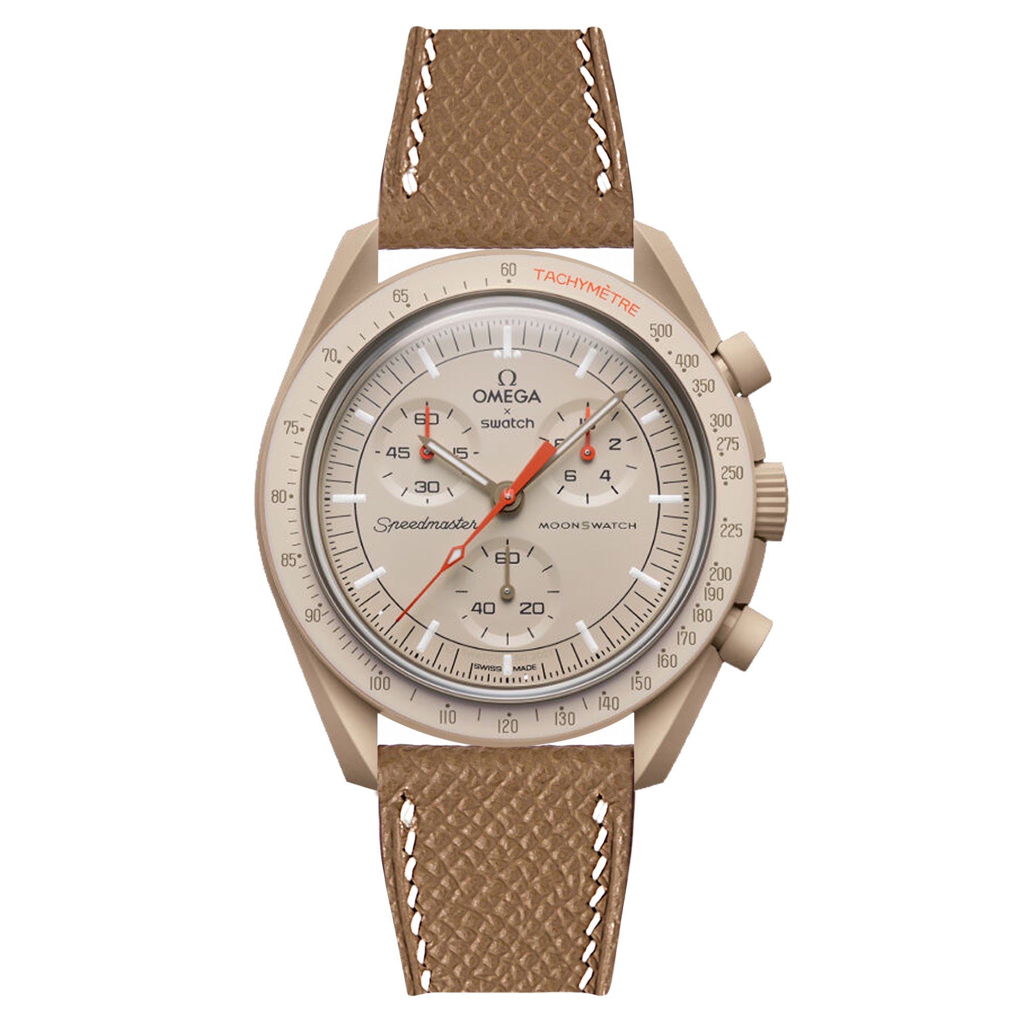 Epsom Leather Strap for Omega x Swatch Moonswatch - Mission to Jupiter ...