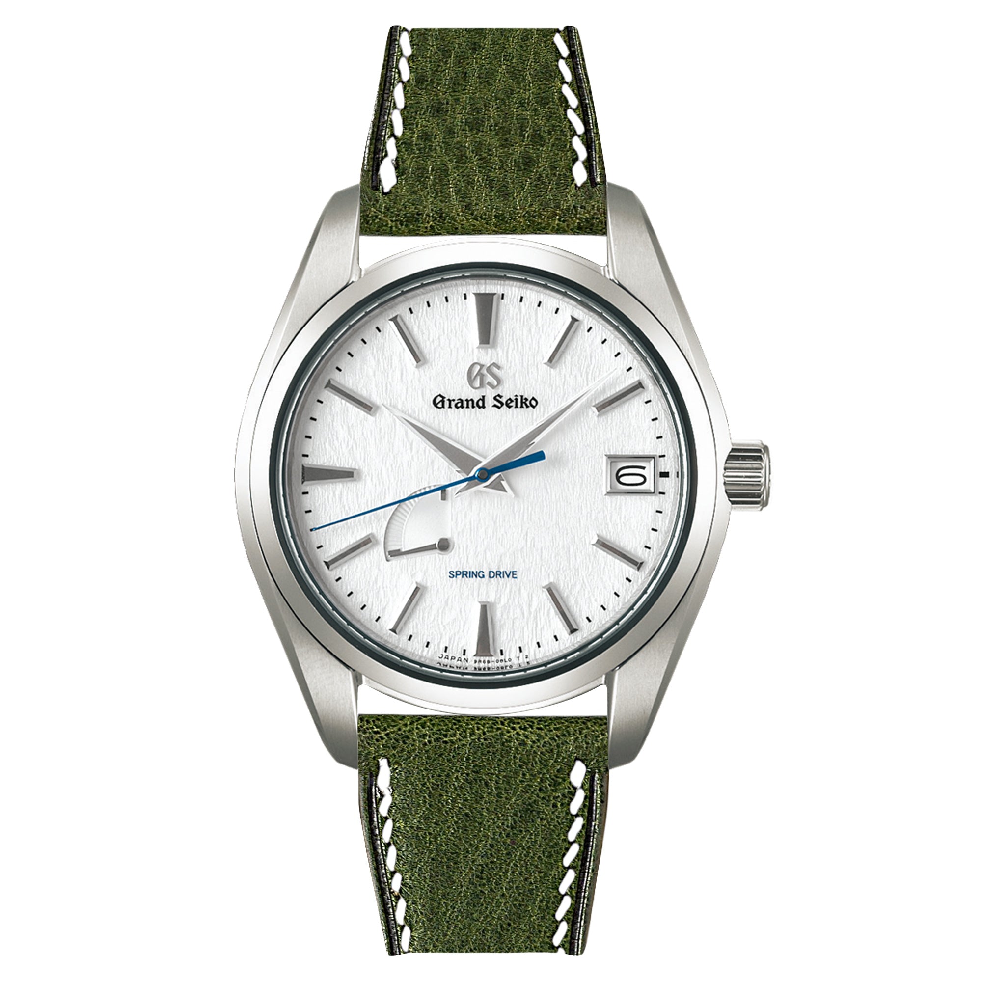 Minerva Box Leather Strap for Grand Seiko SBGA models - Quick-Release ...