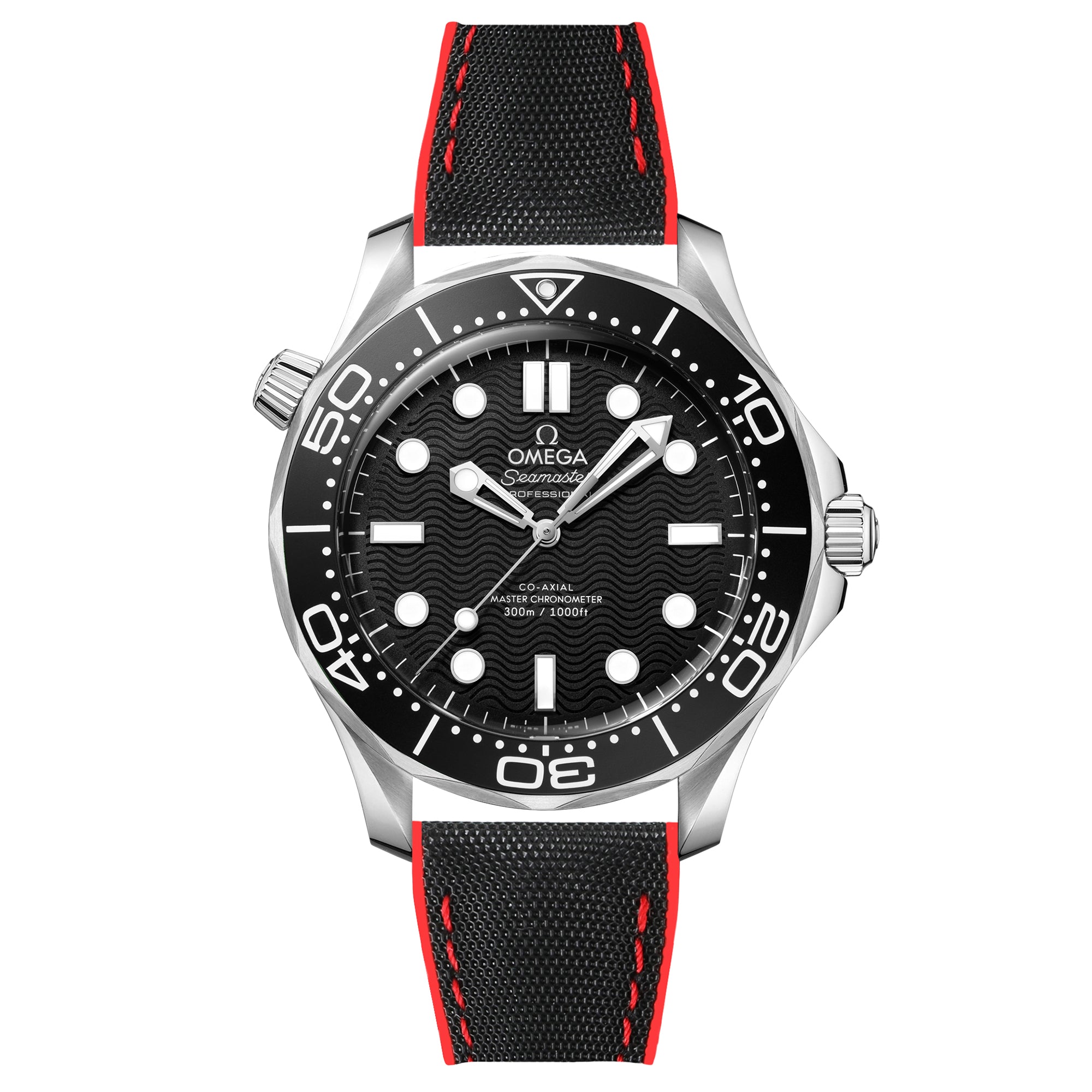 Luca Canvas Nylon & FKM Rubber Hybrid Performance Strap for Omega ...