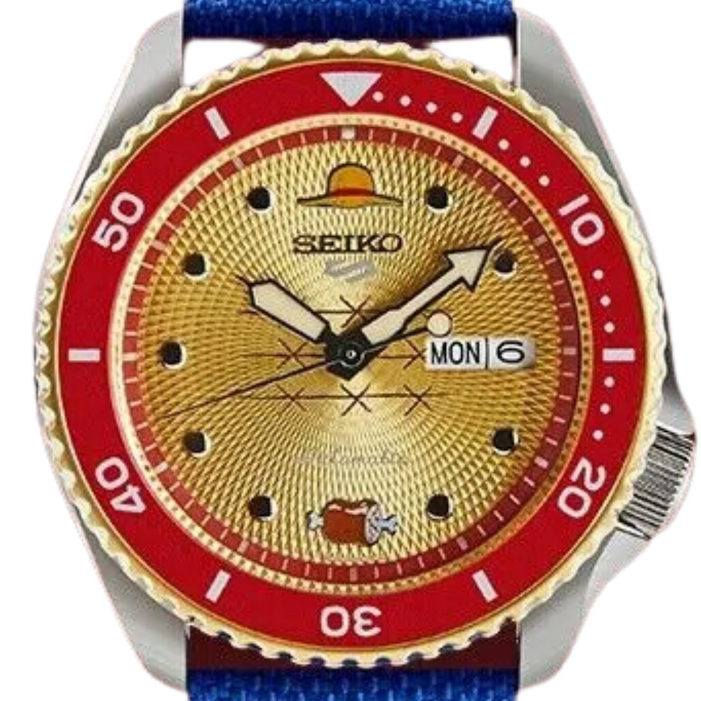 Seiko 5 Sports SRPF60K1 SRPF60 SRPF60K One-Piece LUFFY Limited Edition ...
