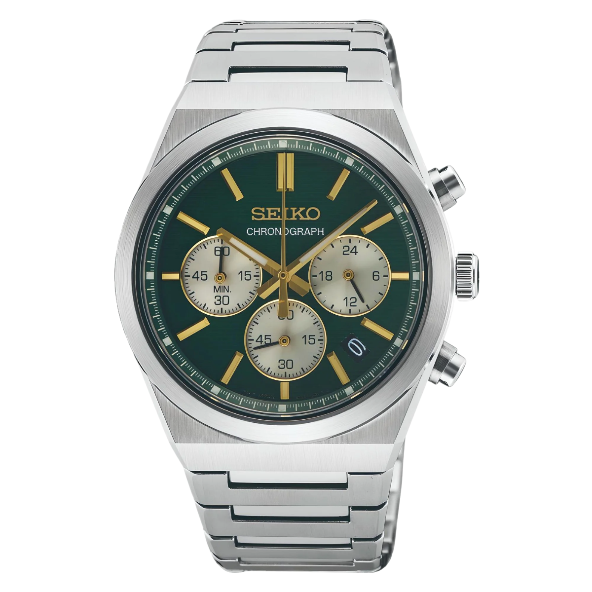 Seiko SSB461P1 Conceptual: Sporty Quartz Chronograph in Green - StrapSeeker