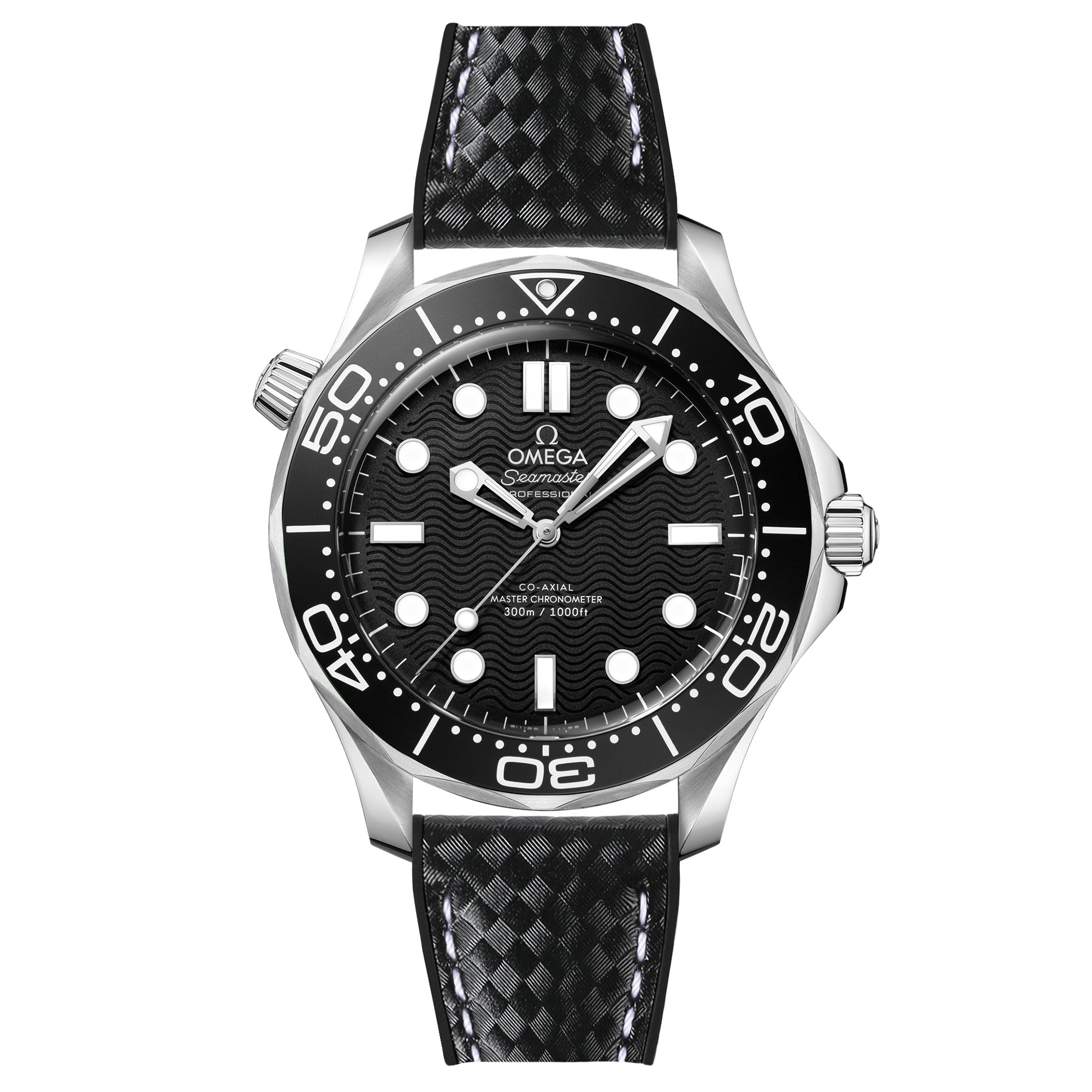 Ezra Leather Rubber Performance Hybrid Strap for Omega Seamaster 300 ...