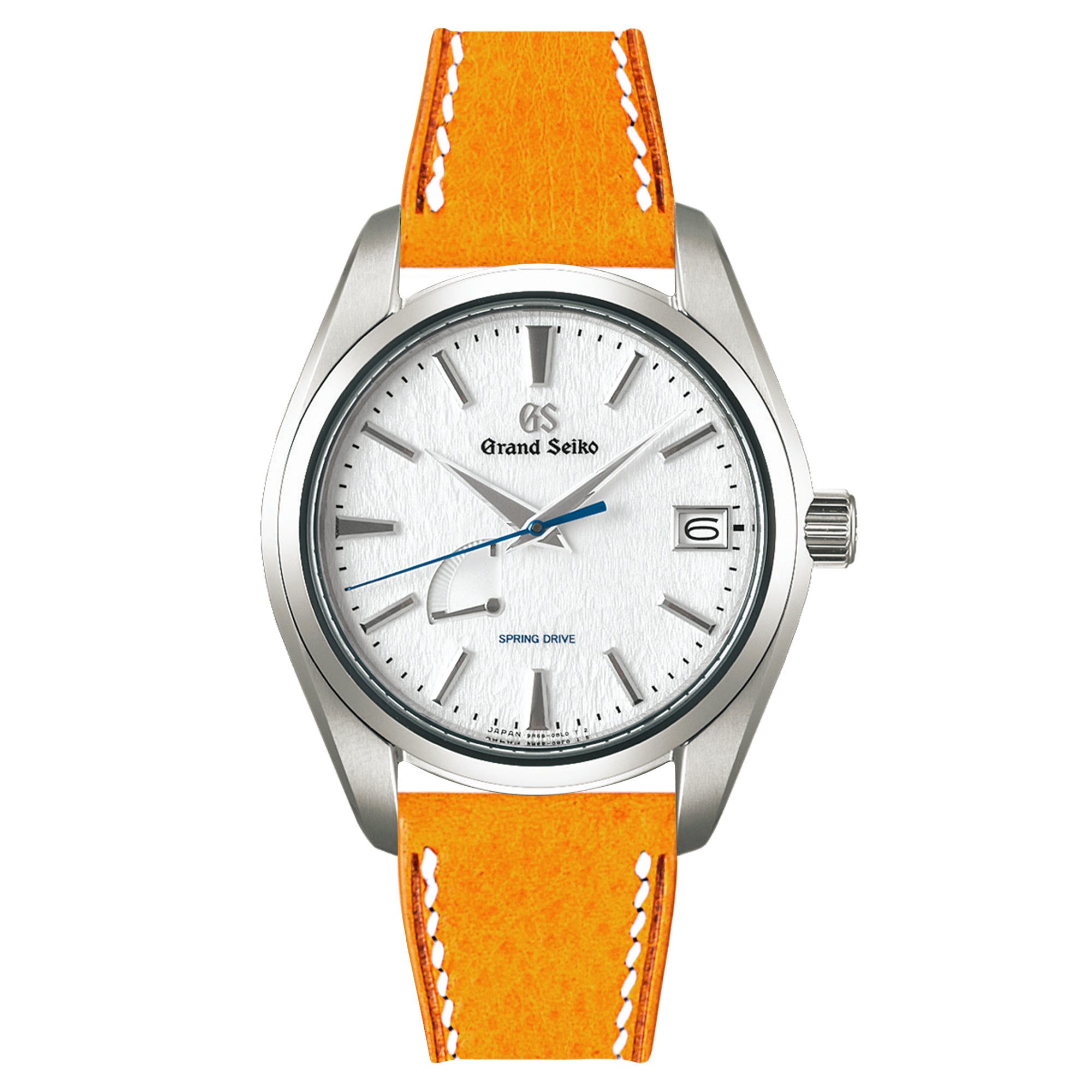 Minerva Box Leather Strap for Grand Seiko SBGA models - Quick-Release ...