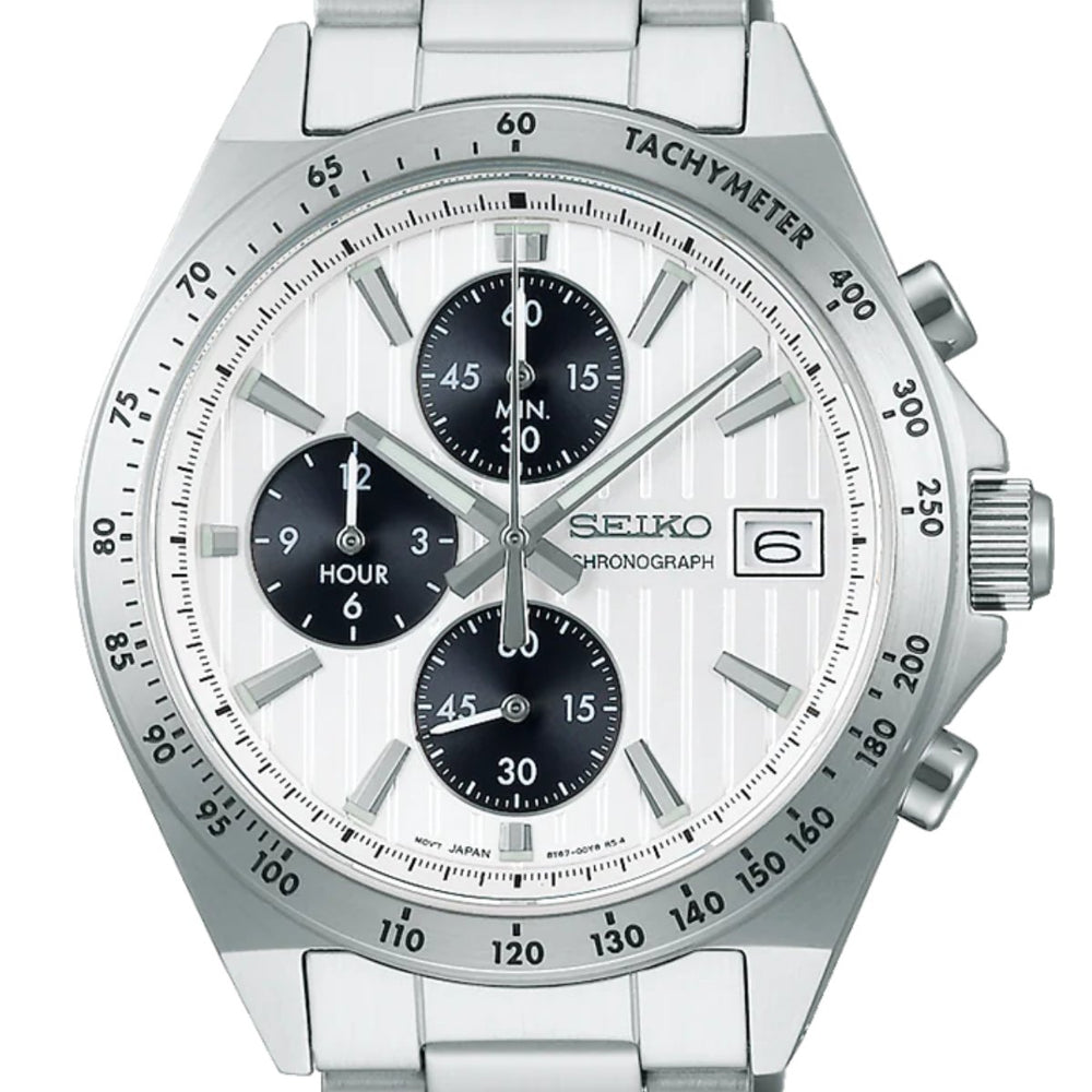 Seiko SBTR039 SBTR039J Selection S-Series Chronograph Grayish White ...