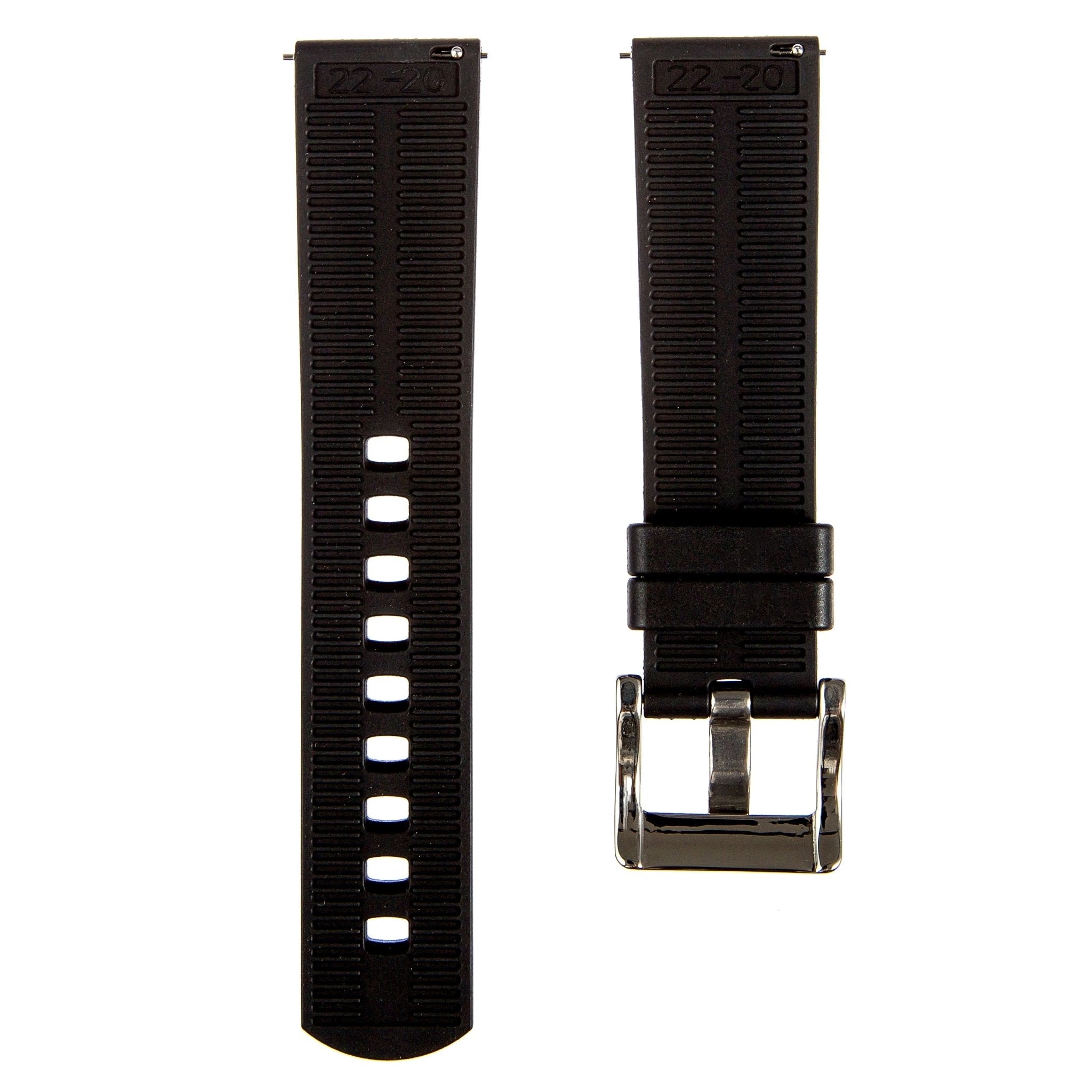 Mariner FKM Rubber Strap with Quick Release for Dive Watches