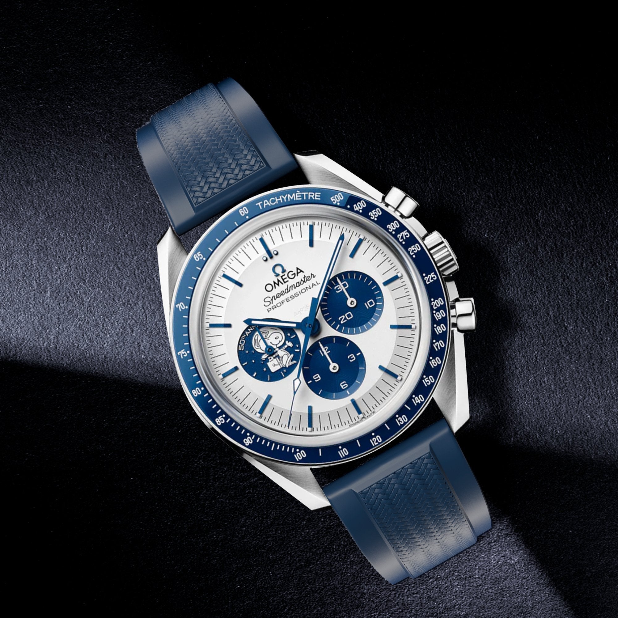 Watch Straps for Omega Speedmaster Moonwatch | 20mm Leather, Rubber ...