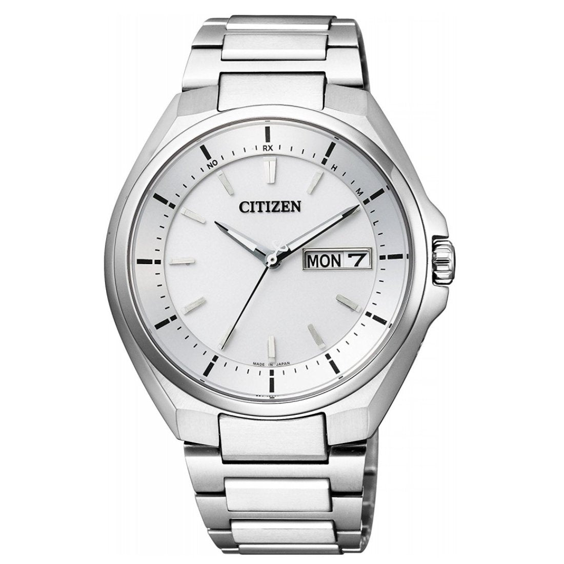 Citizen AT6050-54 AT6050-54A Attesa Eco-Drive White Dial JDM Watch ...