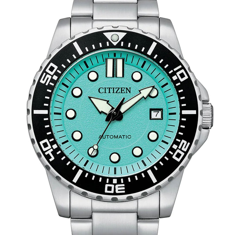 Citizen Automatic Urban NJ0170-83X Cyan Dial Stainless Steel Sports ...