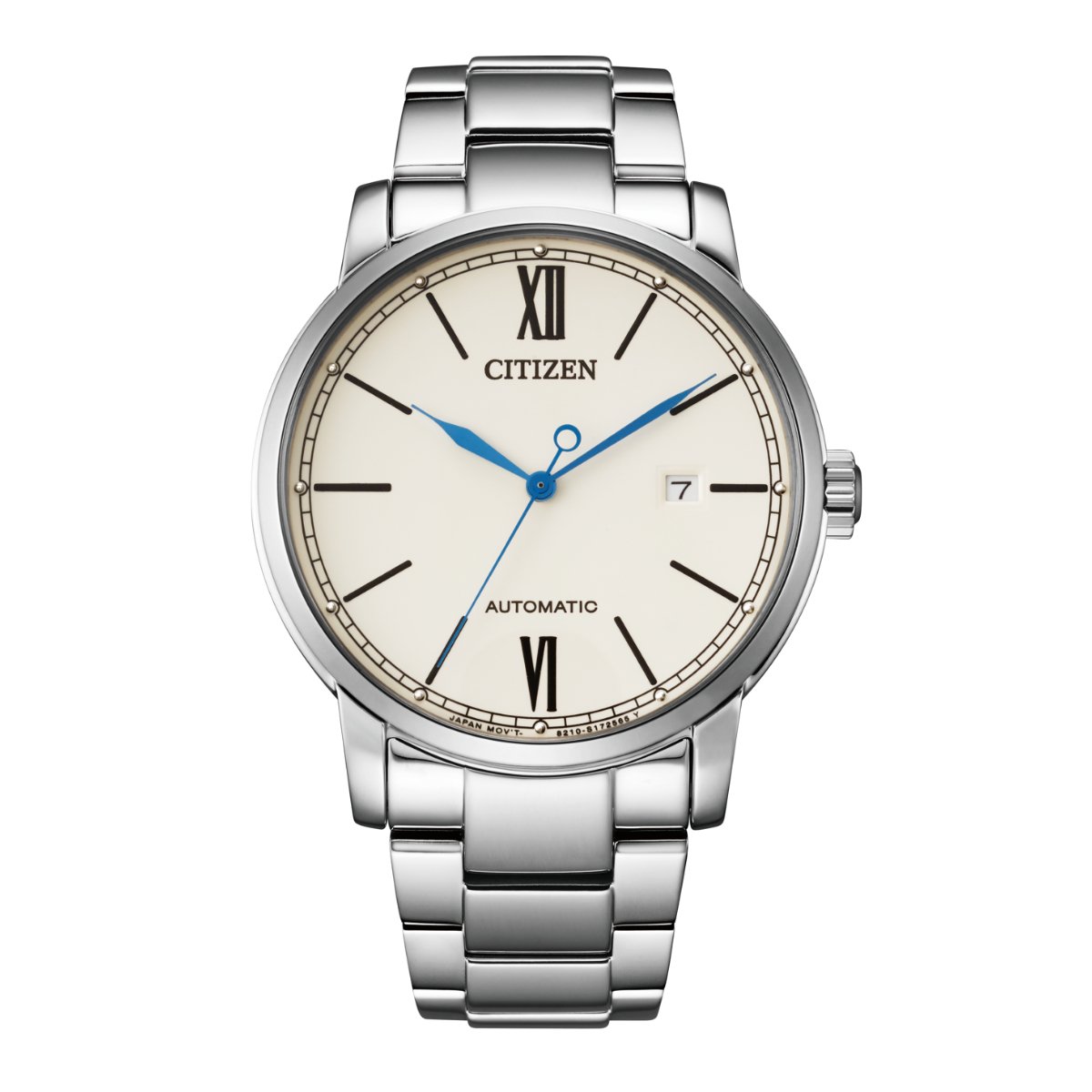 Citizen NJ0130-88A NJ0130-88 Automatic White Dial Dress Watch - StrapSeeker