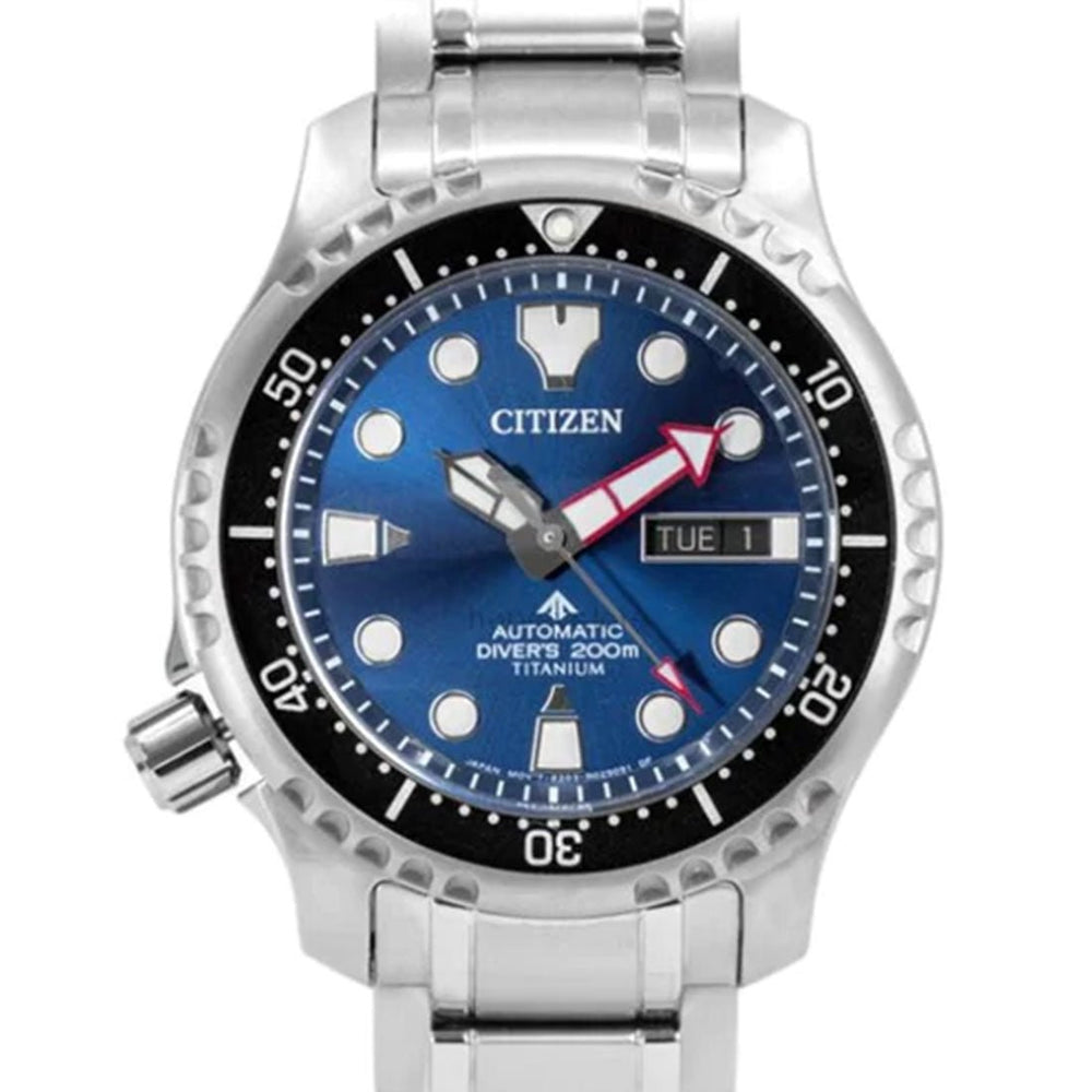 Citizen Promaster Aqualand Super Titanium NY0100-50M Blue Dial Dive ...