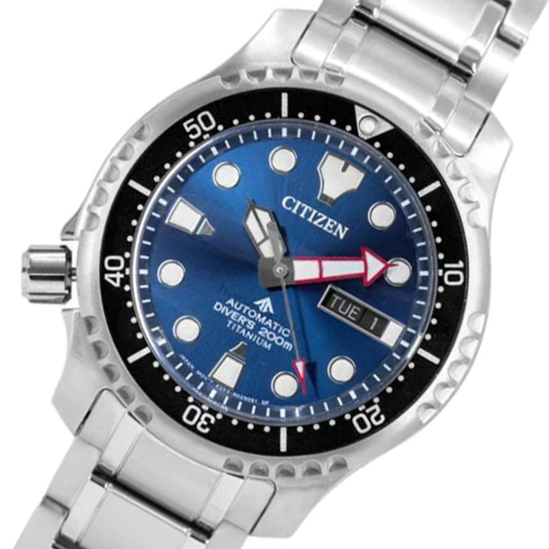 Citizen Promaster Aqualand Super Titanium NY0100-50M Blue Dial Dive ...