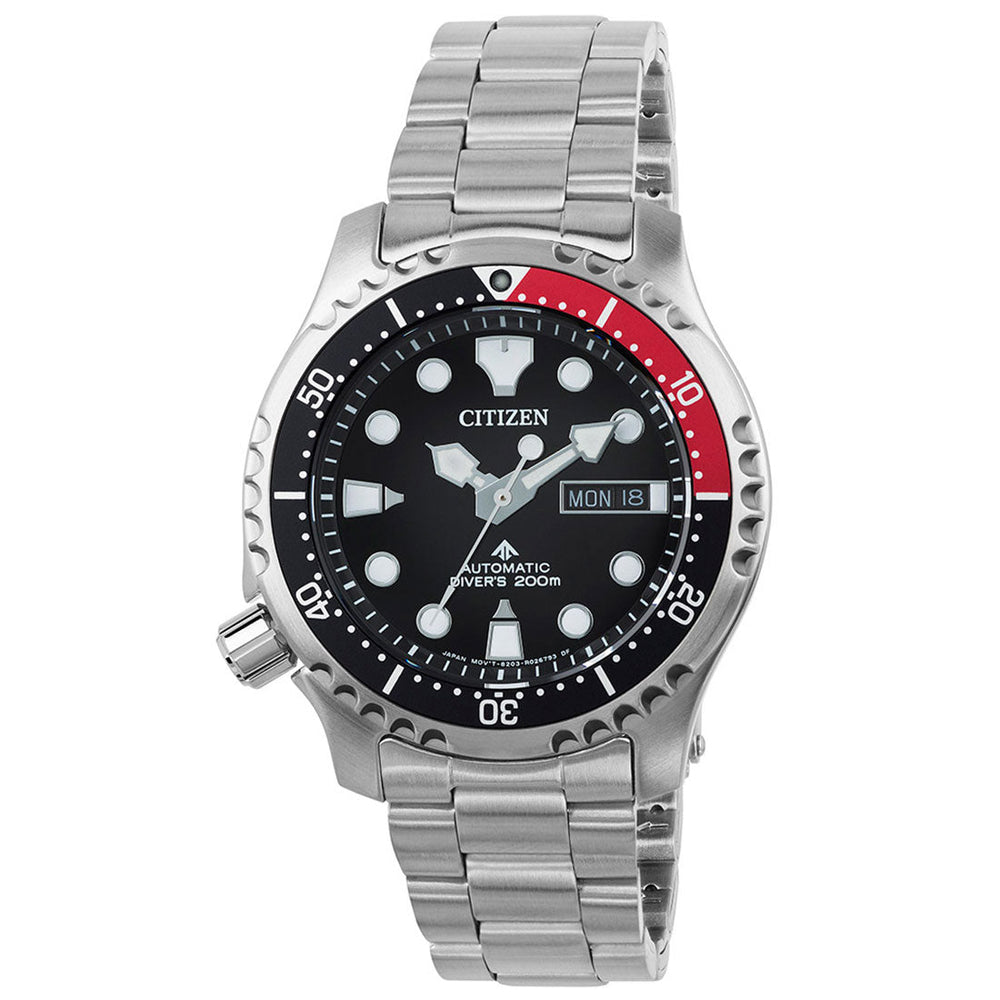 Citizen Promaster NY0085-86E Black Dial Automatic Diving Watch ...