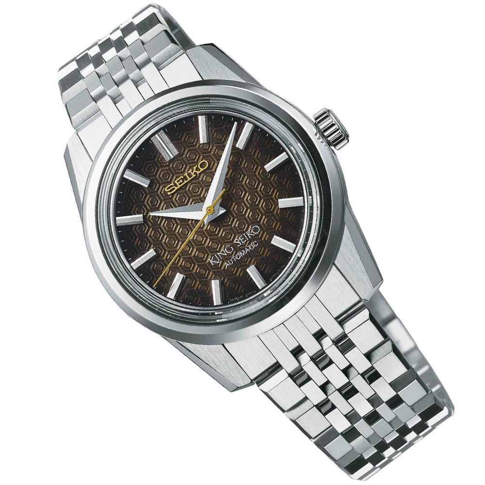 King Seiko Kikkoumon Brown Dial SPB365 SPB365J1 SPB365J Limited Edition ...
