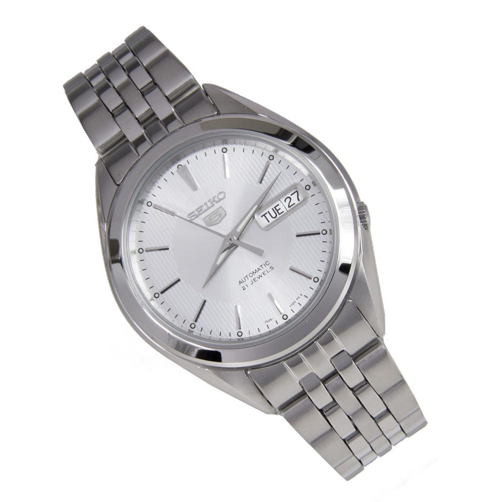 Seiko 5 Automatic SNKL15K1 SNKL15 SNKL15K Silver Watch - StrapSeeker