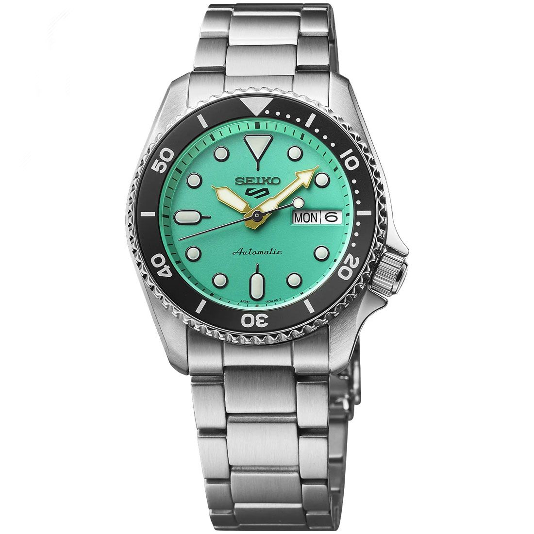 Seiko 5 Sports SKX Style Automatic Mint Green Dial Watch SRPK33K1 ...