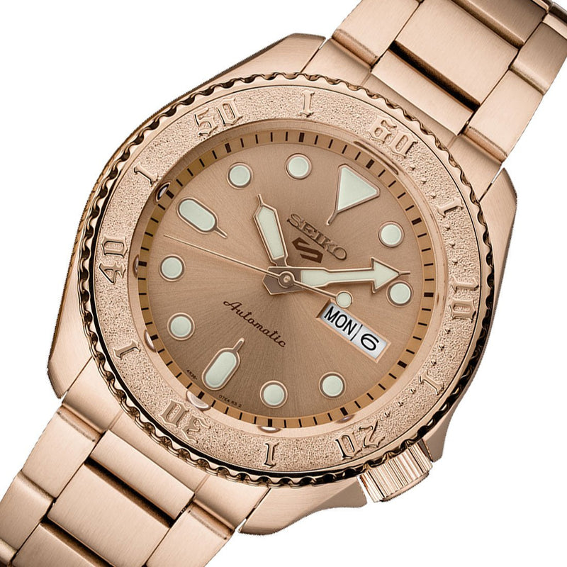Seiko 5 Sports SRPE72 SRPE72K SRPE72K1 Automatic Rose Gold Watch ...