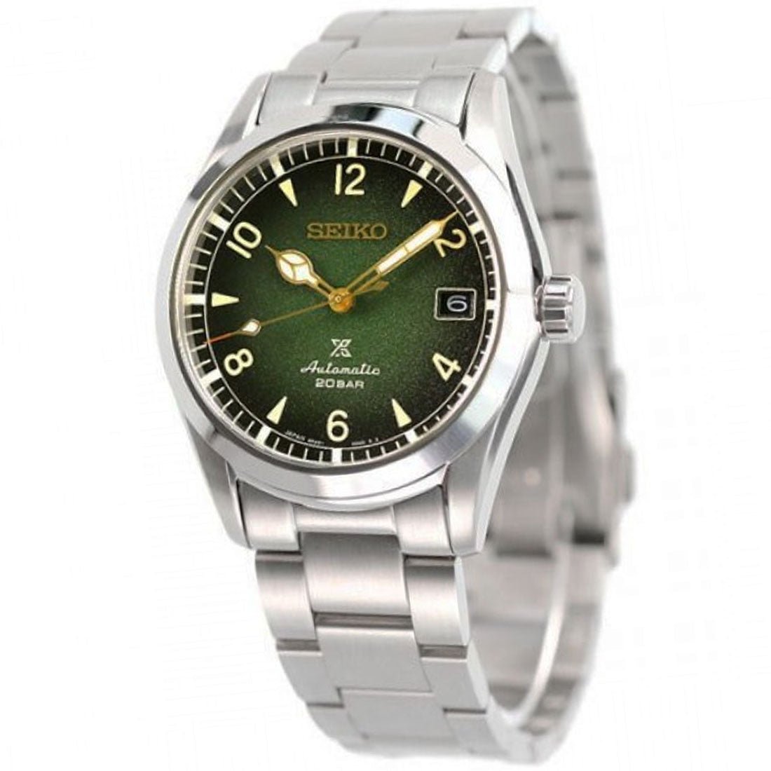 Seiko Baby Alpinist SPB155 SPB155J1 Japan Mechanical Green Dial Watch ...