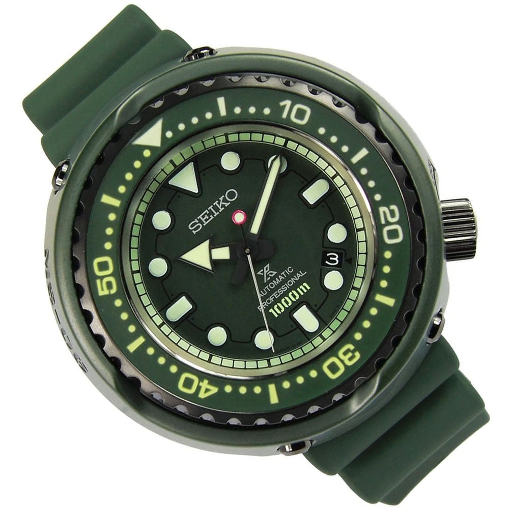 Seiko Green Gundam MS-06 Zaku II SLA029 Professional Diving Watch ...