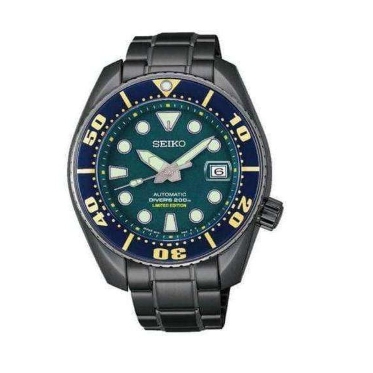Seiko SBDC019 Prospex Limited Edition Thailand Green Sumo Divers 200m ...