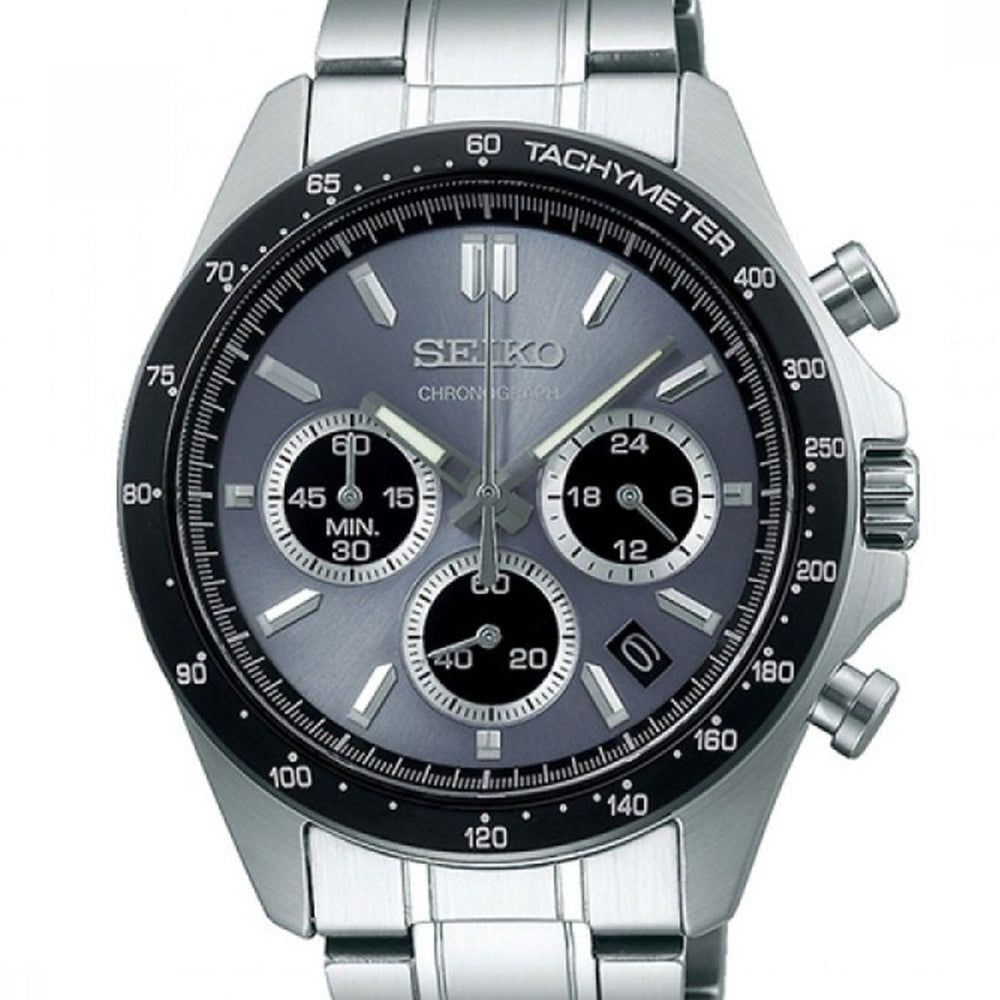 Seiko Spirit SBTR027 JDM Selection Grey Dial Chronograph Quartz ...