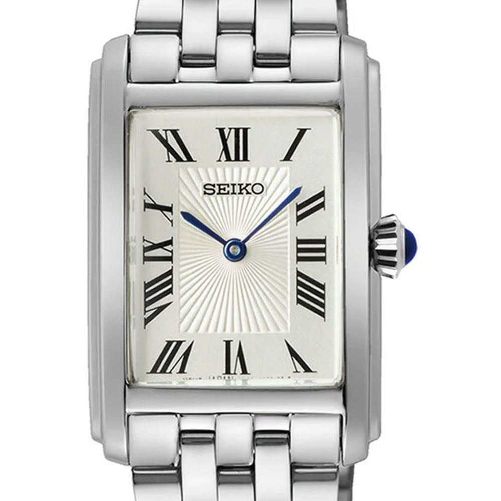Seiko SWR083P1 SWR083P SWR083 Classic White Quartz Analog Watch ...